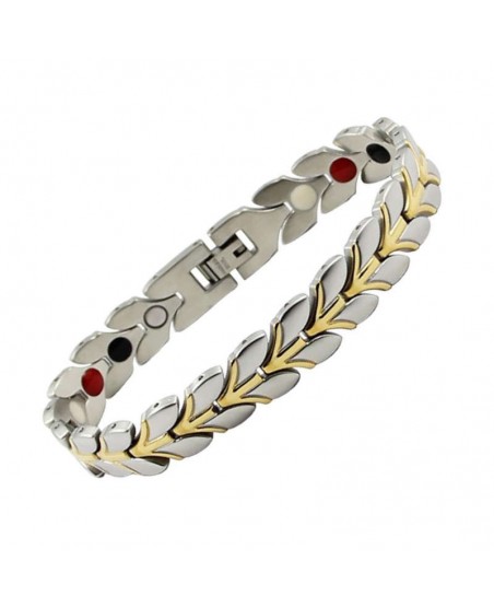 Bracelet femme magnétique et éléments naturels bio éléments